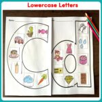 Uppercase & Lowercase Alphabets Coloring Activity Beginning A-Z Letters ...