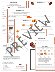 November Activity Pack | Made By Teachers