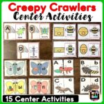 Creepy Crawlers Insects & Bugs Literacy & Math Centers for Pre-K ...