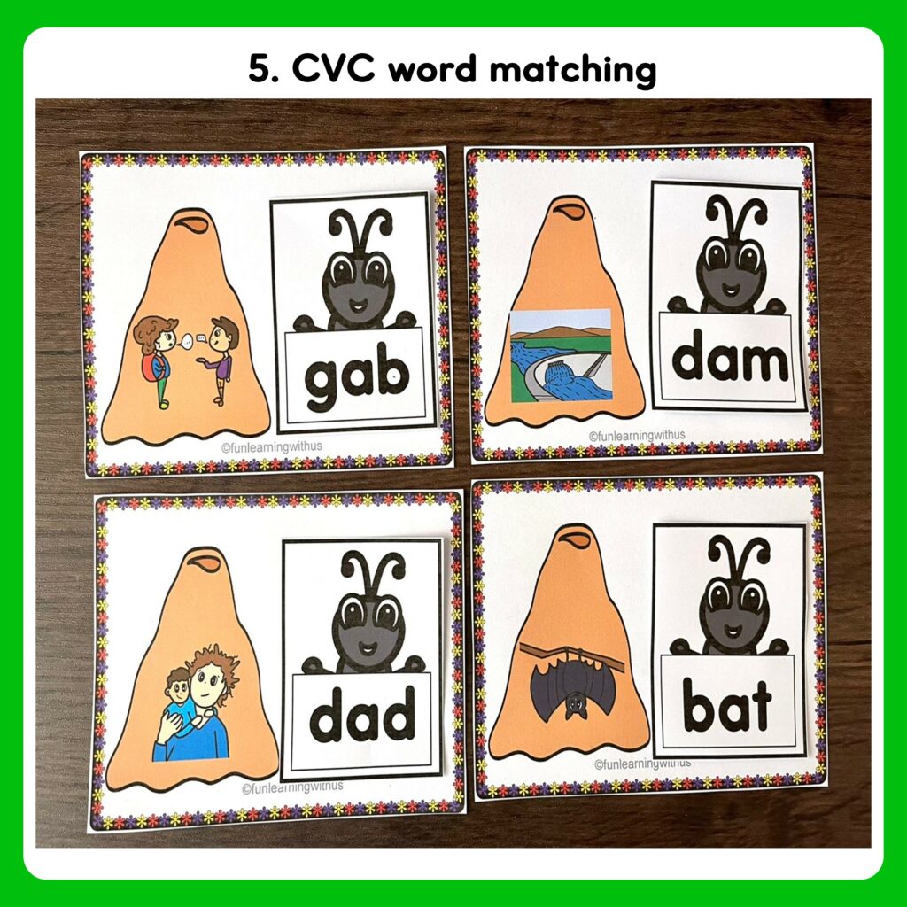 Creepy Crawlers Insects & Bugs Literacy & Math Centers for Pre-K ...