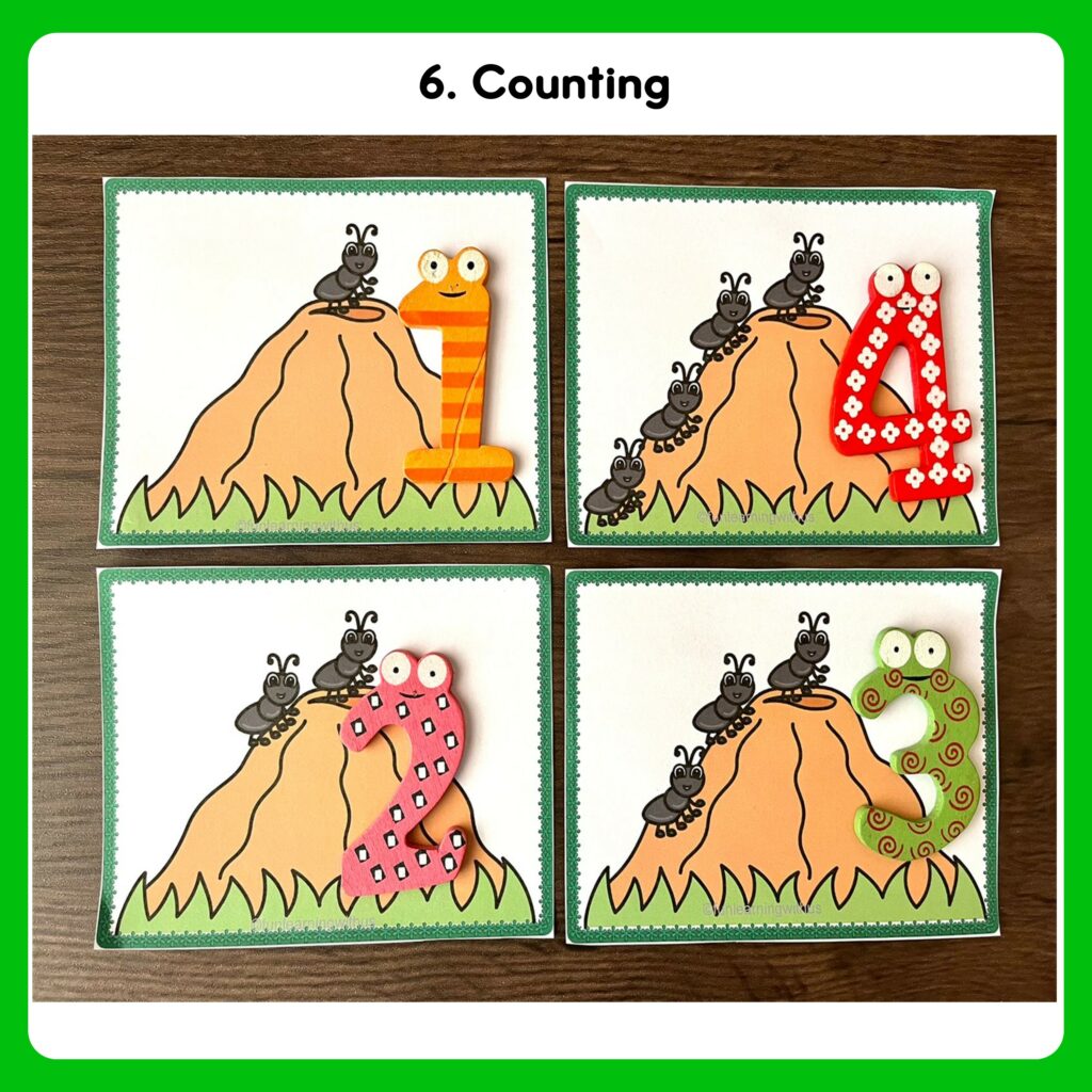 Creepy Crawlers Insects & Bugs Literacy & Math Centers for Pre-K ...