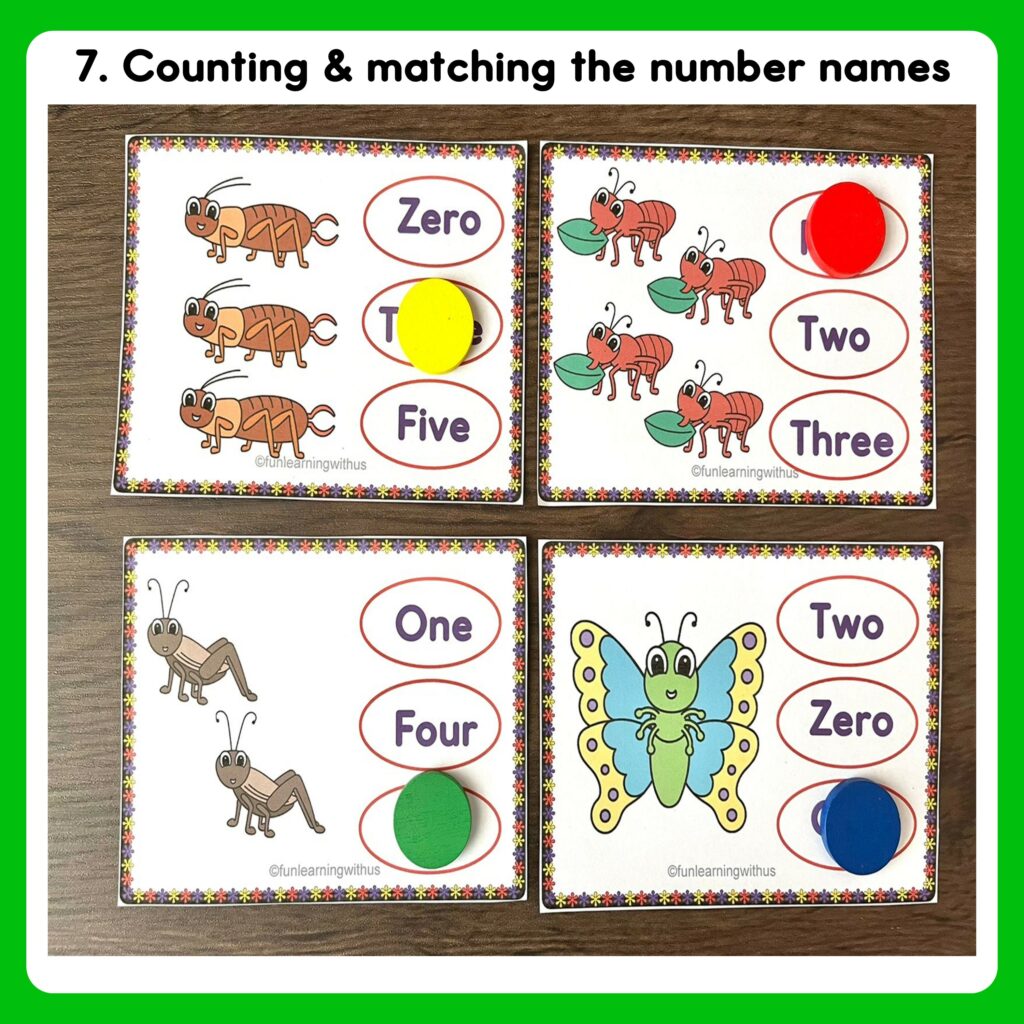 Creepy Crawlers Insects & Bugs Literacy & Math Centers for Pre-K ...
