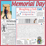 Remember On Memorial Day – Themed Activity Set, Word Search Puzzle ...