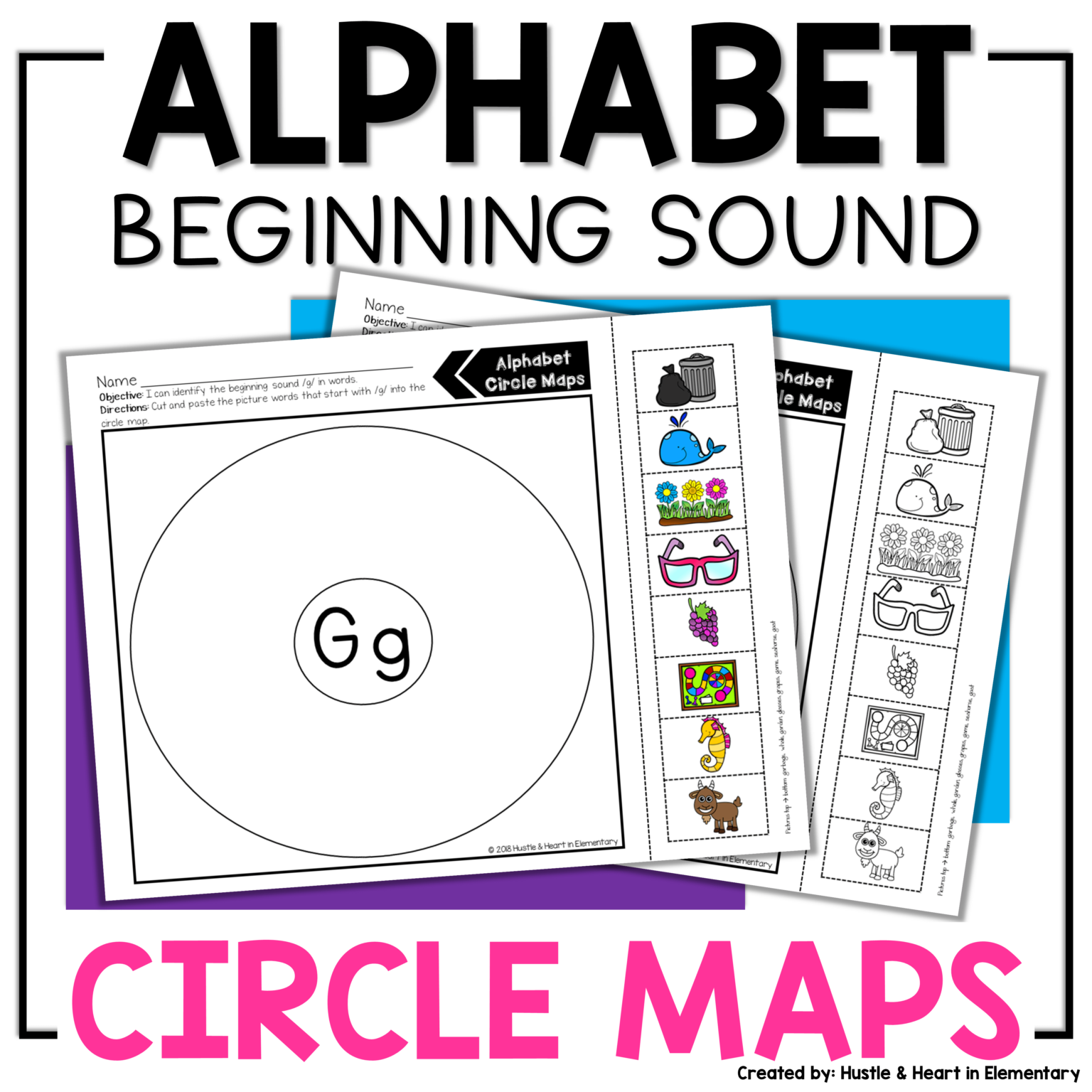 Alphabet Circle Maps | First Sound | Made By Teachers