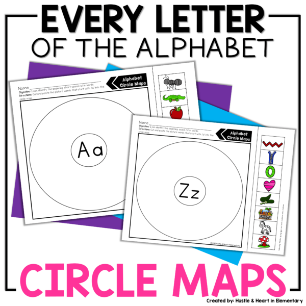 Alphabet Circle Maps | First Sound | Made By Teachers
