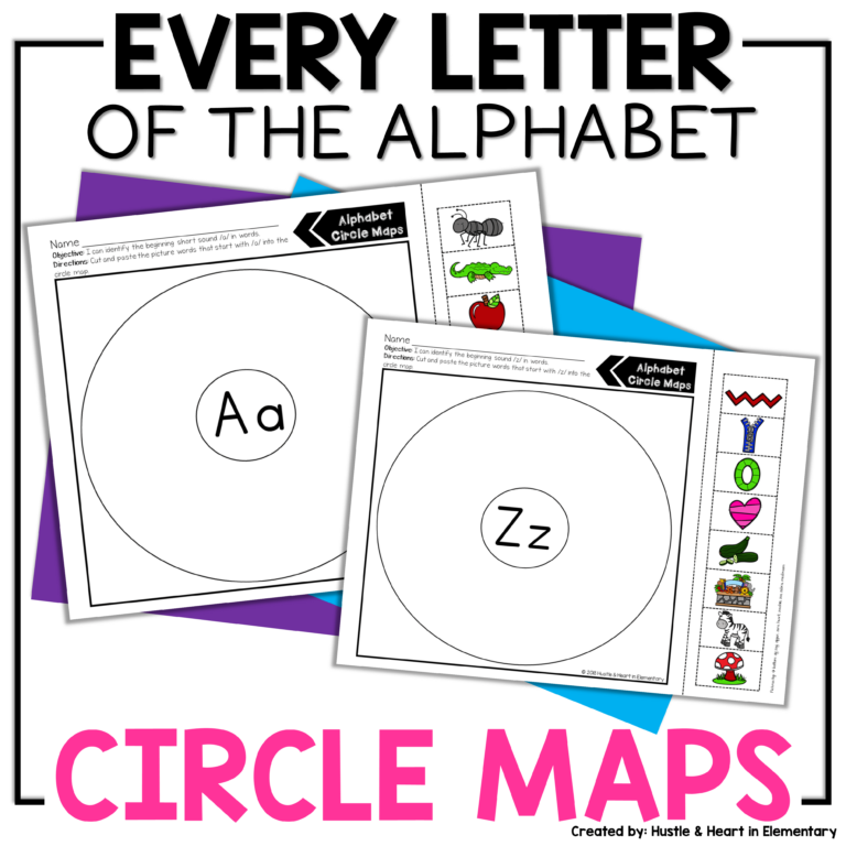 Alphabet Circle Maps | First Sound - Made By Teachers