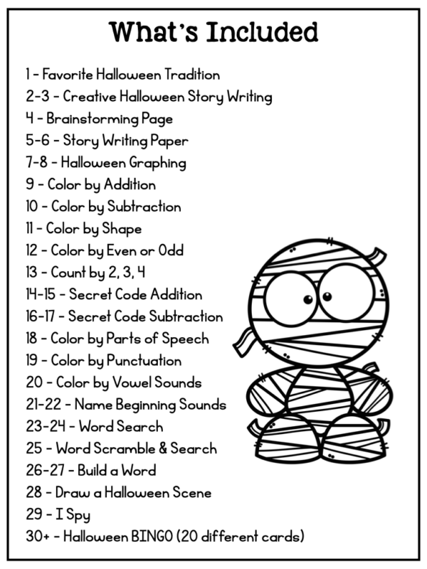 Emergency Sub Plans {HALLOWEEN THEME} | Made By Teachers