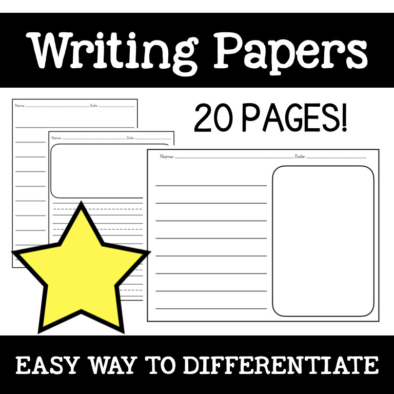 20 Writing Papers for Elementary Language Arts Centers | Made By Teachers