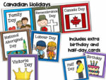 Calendar Cards - Holidays & Events - Pocket Chart Size - Made By Teachers