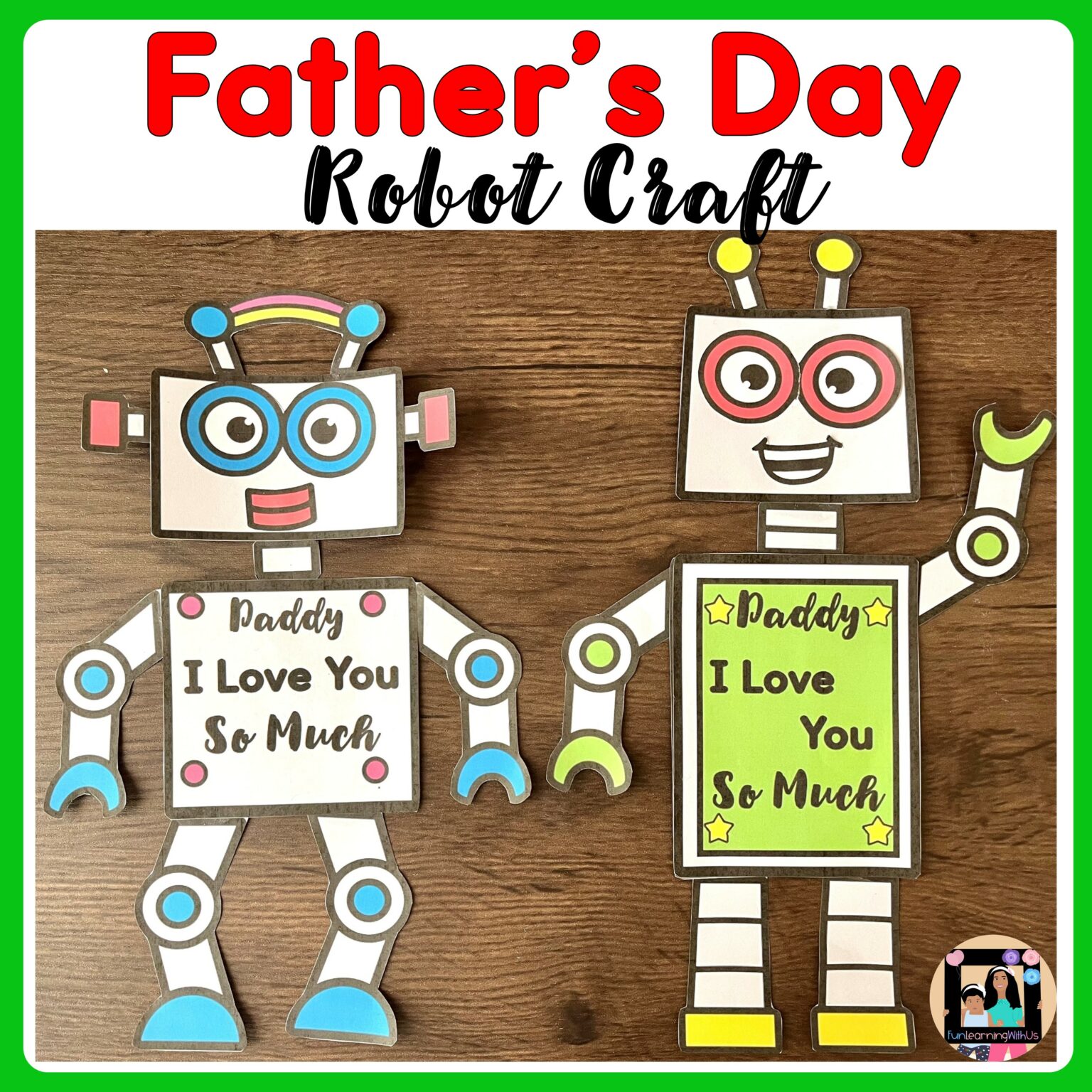 Father's day Robot Craft | Grandparent day Craft | Made By Teachers