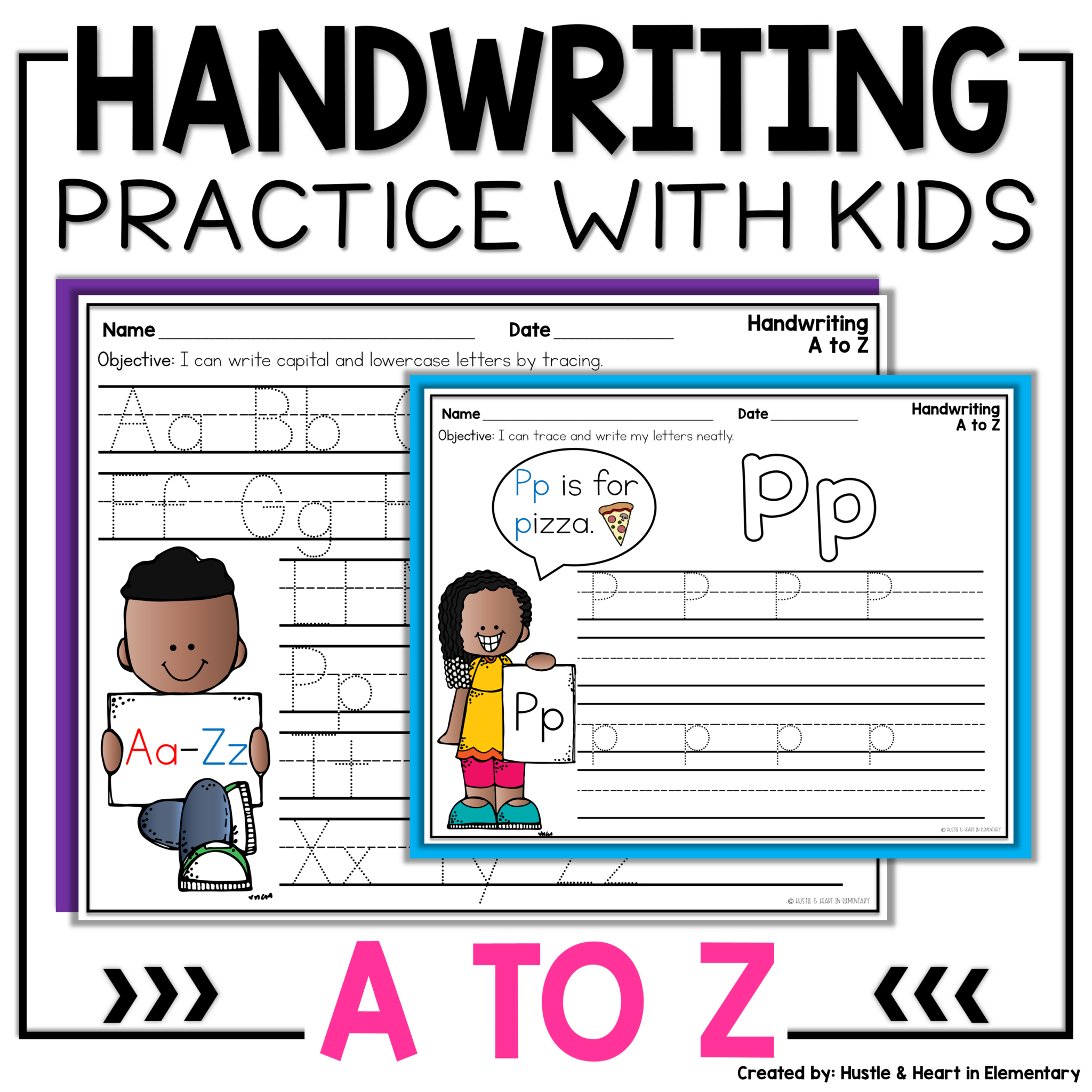 Alphabet Handwriting Practice | Letter Tracing and Writing Worksheets ...