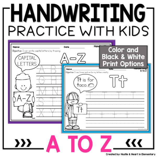 Alphabet Handwriting Practice | Letter Tracing and Writing Worksheets ...