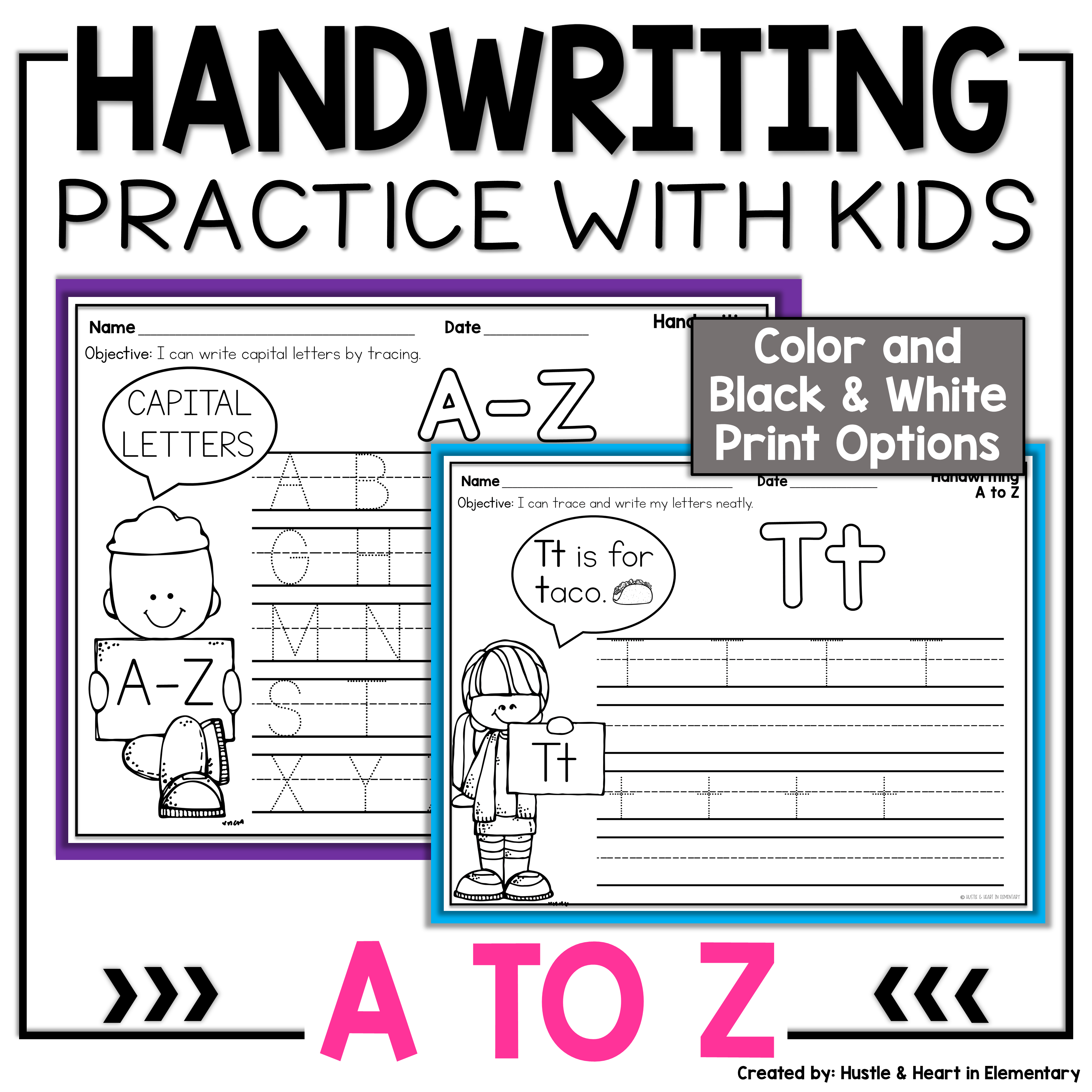 Alphabet Handwriting Practice | Letter Tracing and Writing Worksheets ...