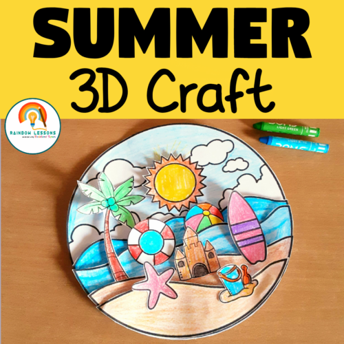 Summer Crafts | Summer Craftivity | Summer Activities | Summer Decor ...