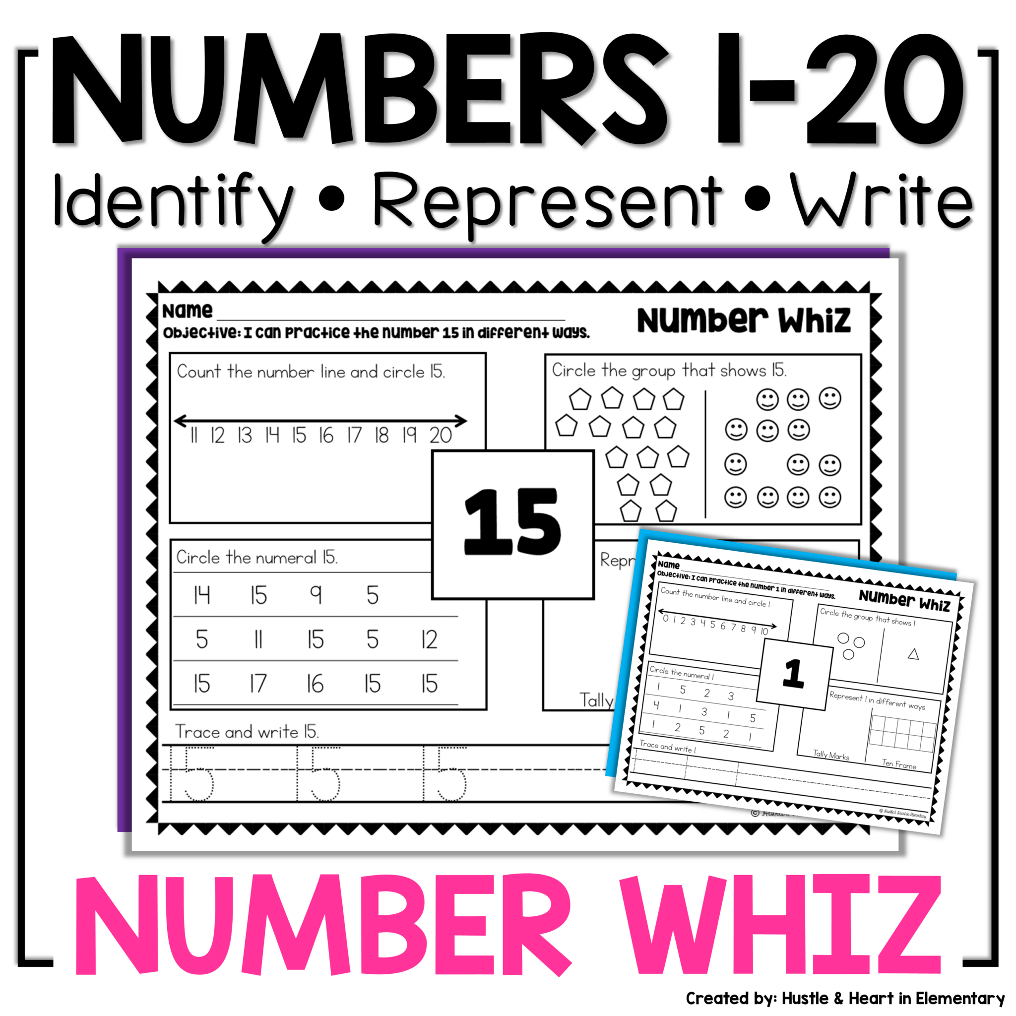 Numbers 1-20 Number Sense Activities | Tracing | Writing - Made By Teachers