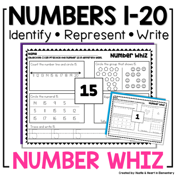 Numbers 1-20 Number Sense Activities | Tracing | Writing | Made By Teachers