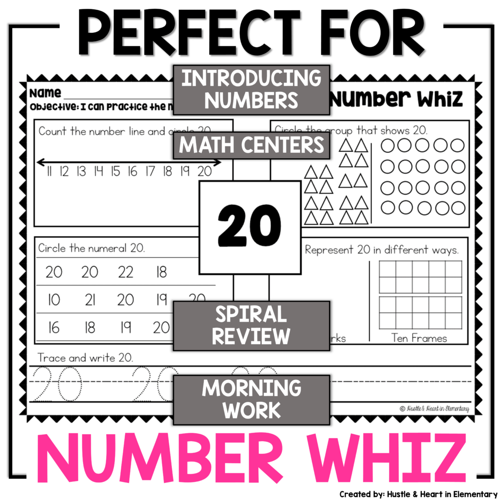 Numbers 1-20 Number Sense Activities | Tracing | Writing | Made By Teachers