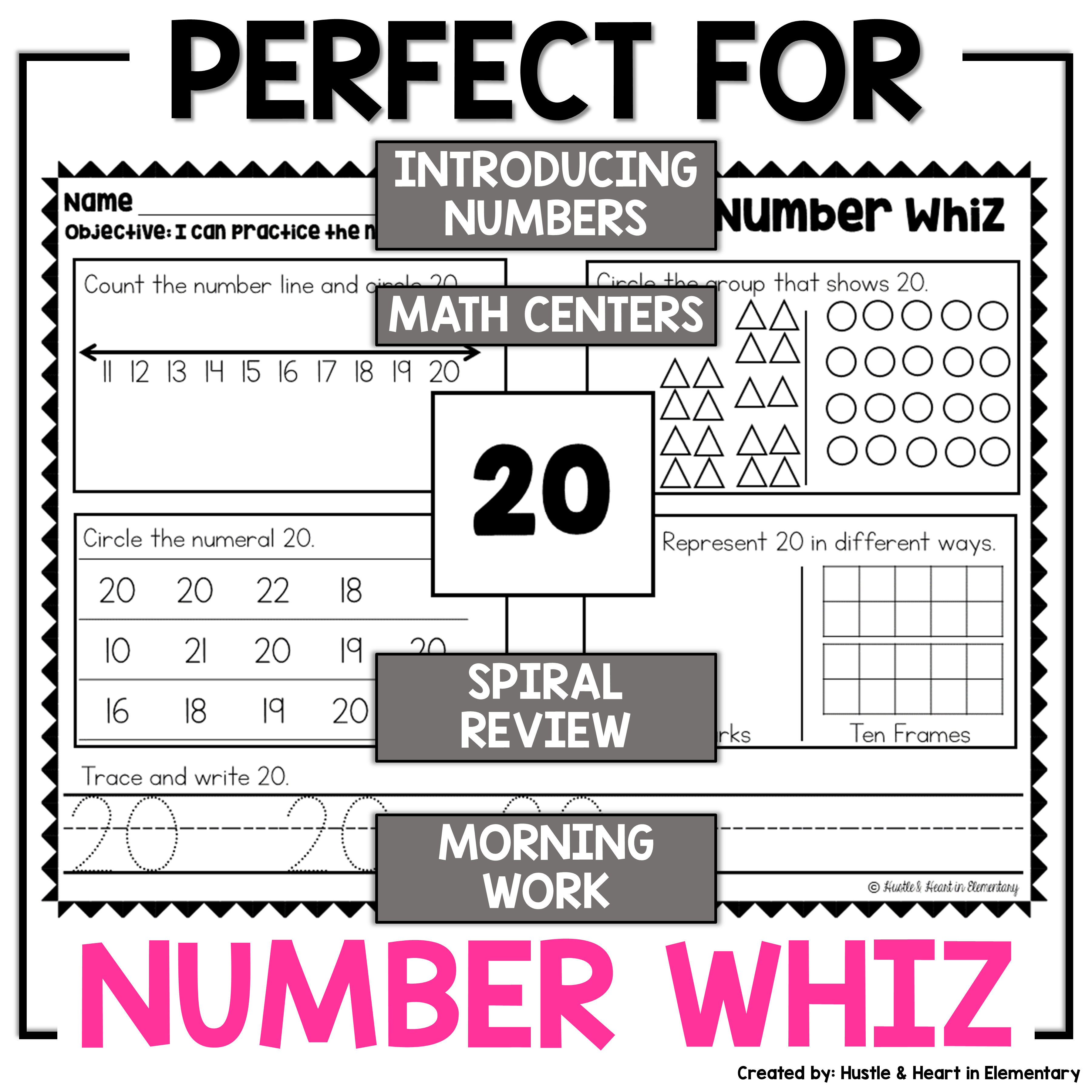 Numbers 1-20 Number Sense Activities | Tracing | Writing | Made By Teachers