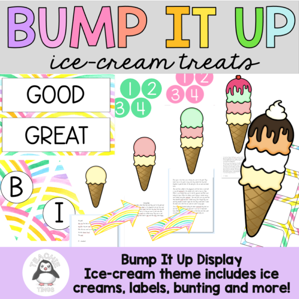 Bump It Up Wall Ice-cream Theme | Made By Teachers
