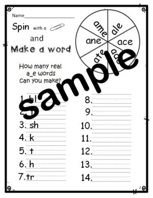 Phonics / Long A Words: AY, AI, A_E, EIGH, EY and EA - Made By Teachers