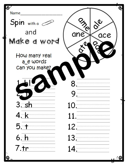 Phonics / Long A Words: AY, AI, A_E, EIGH, EY and EA - Made By Teachers