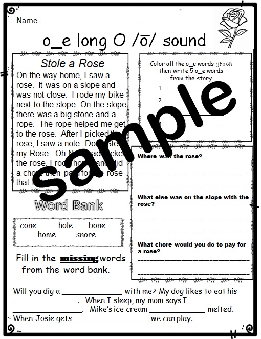 Phonics Bundle Long Vowels - Easy NO PREP!! | Made By Teachers