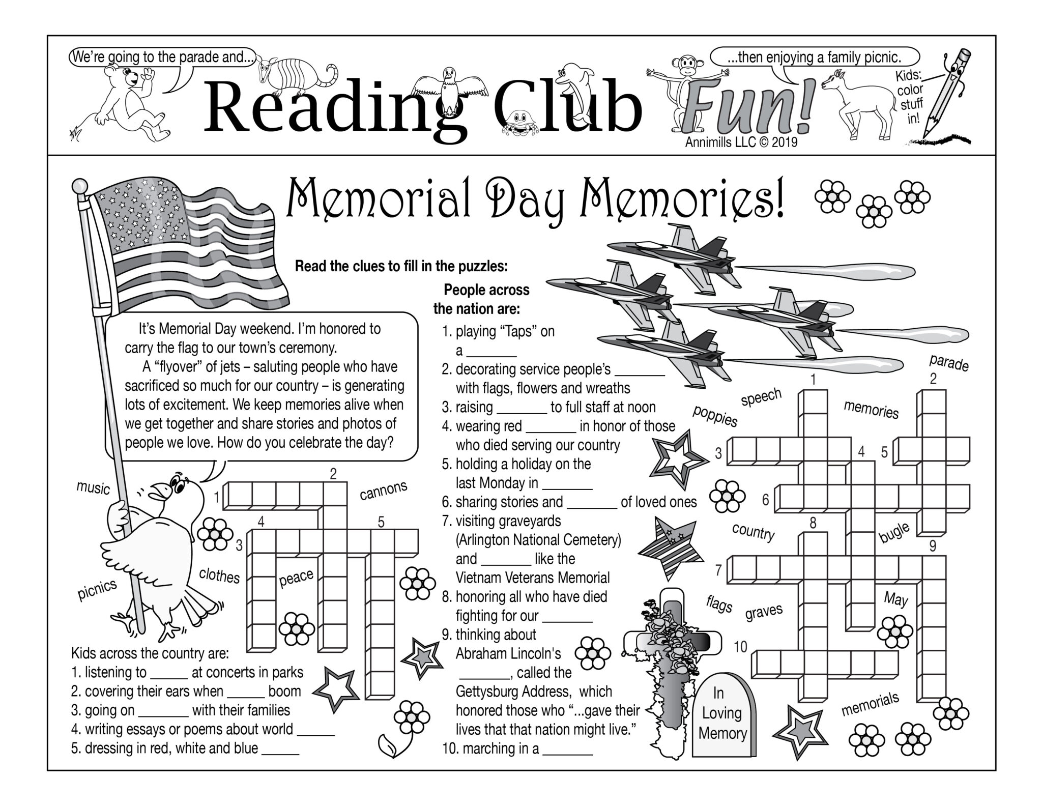 Memorial Day – Ceremonies, Tributes, Honoring Military Heroes Puzzles ...