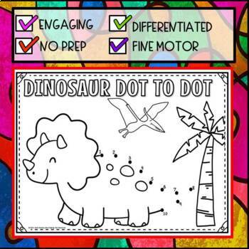 Dot to Dot Dinosaur | Made By Teachers