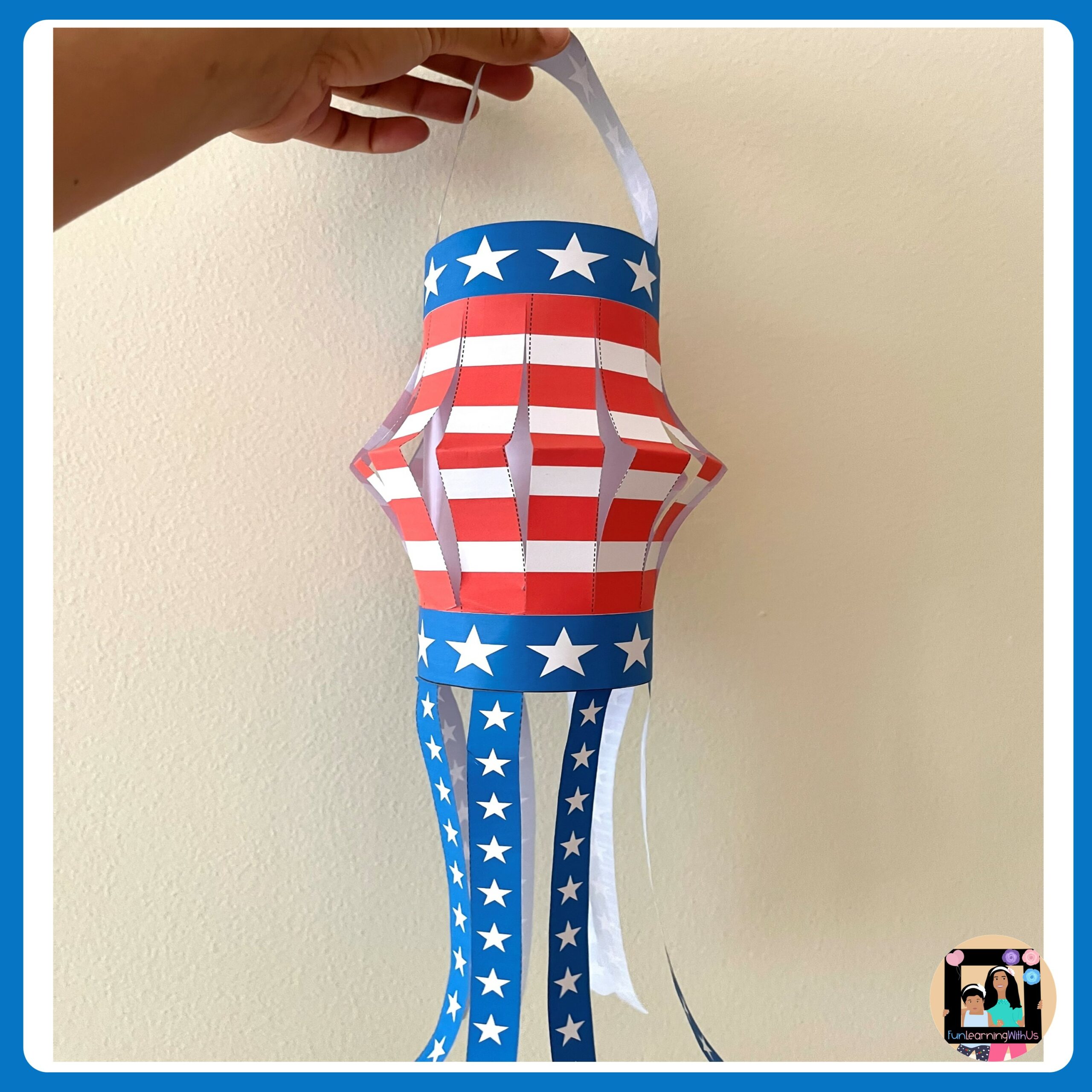 Memorial Day Craft | Remembrance Day Craft Flag Day 4th July Lantern ...