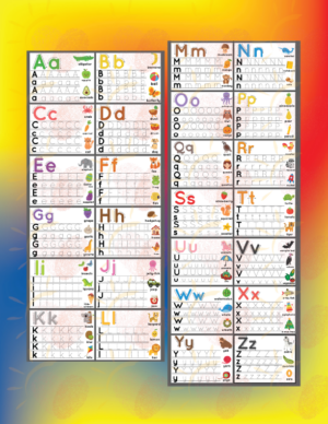 Alphabet Tracing Bundle - printable - 26 letters - ABC worksheets ...