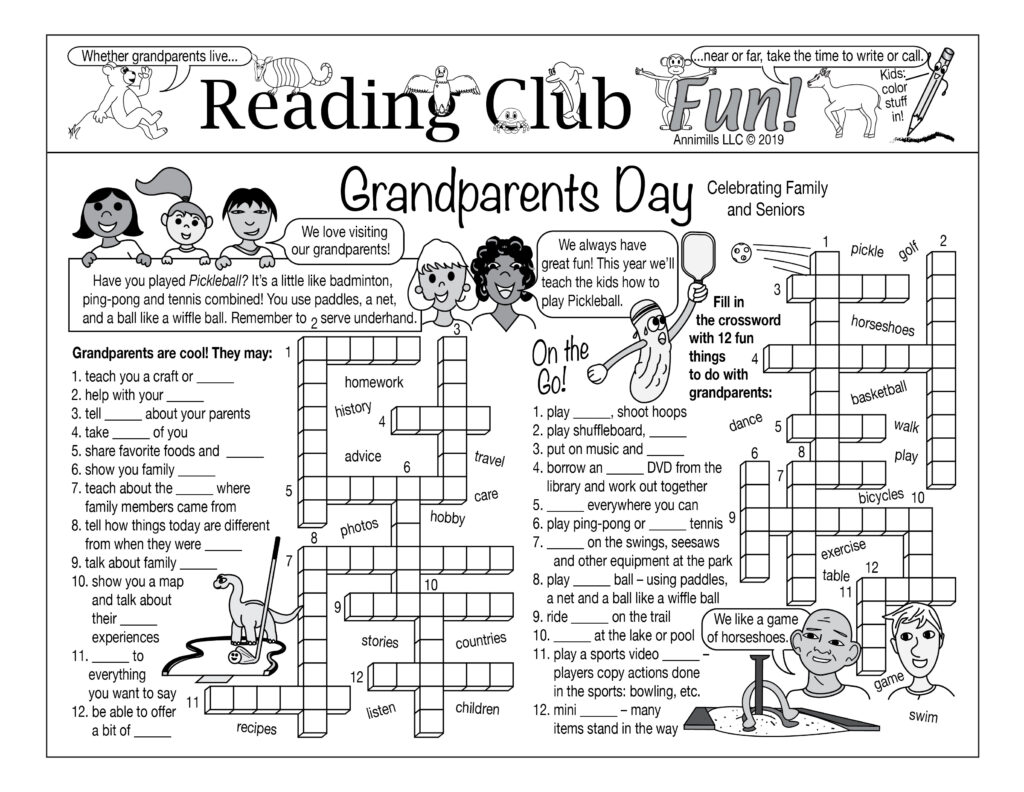 Grandparents Day Two-Page Activity Set and Puzzles | Made By Teachers
