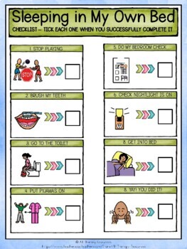 My Bedtime Routine Poster & Checklist - Made By Teachers