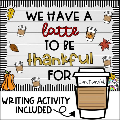 Thankful Bulletin Board Set | Printable & SVG - Made By Teachers