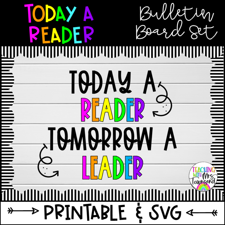Today A Reader Bulletin Board Set | Made By Teachers