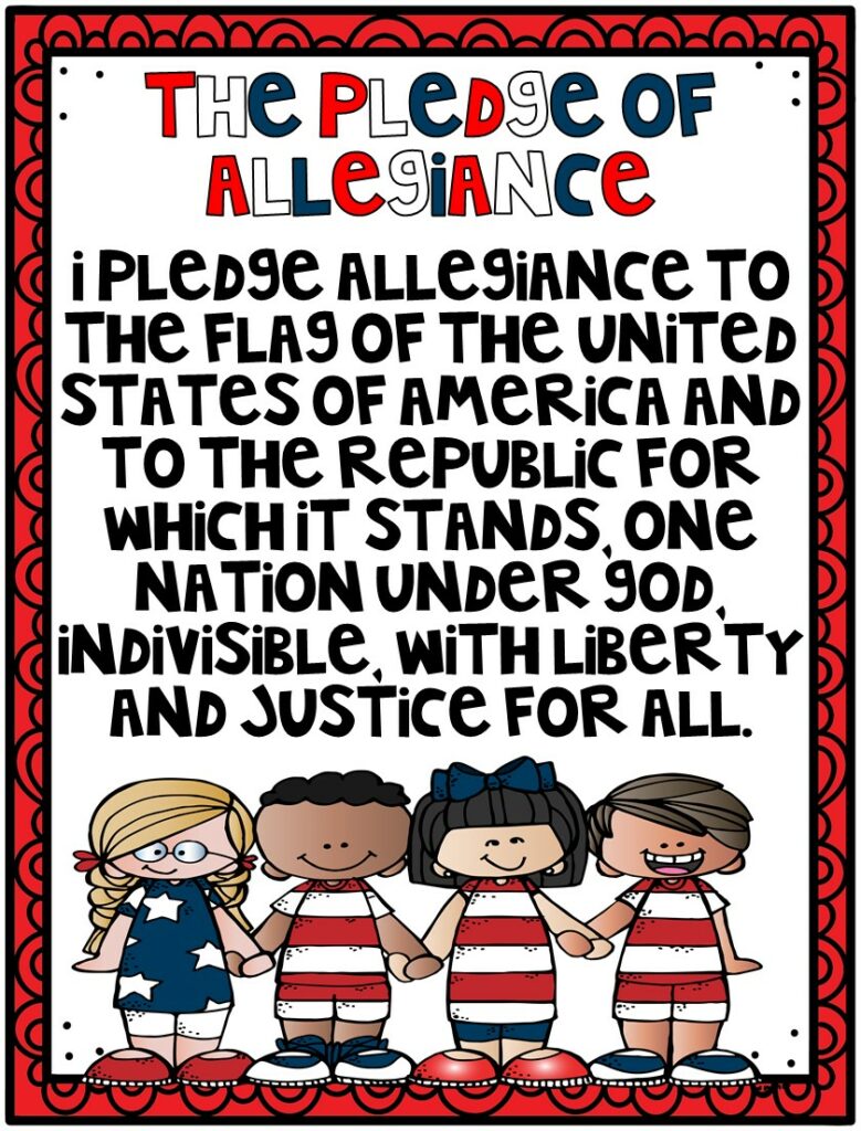 FREEBIE Pledge of Allegiance Poster - Made By Teachers