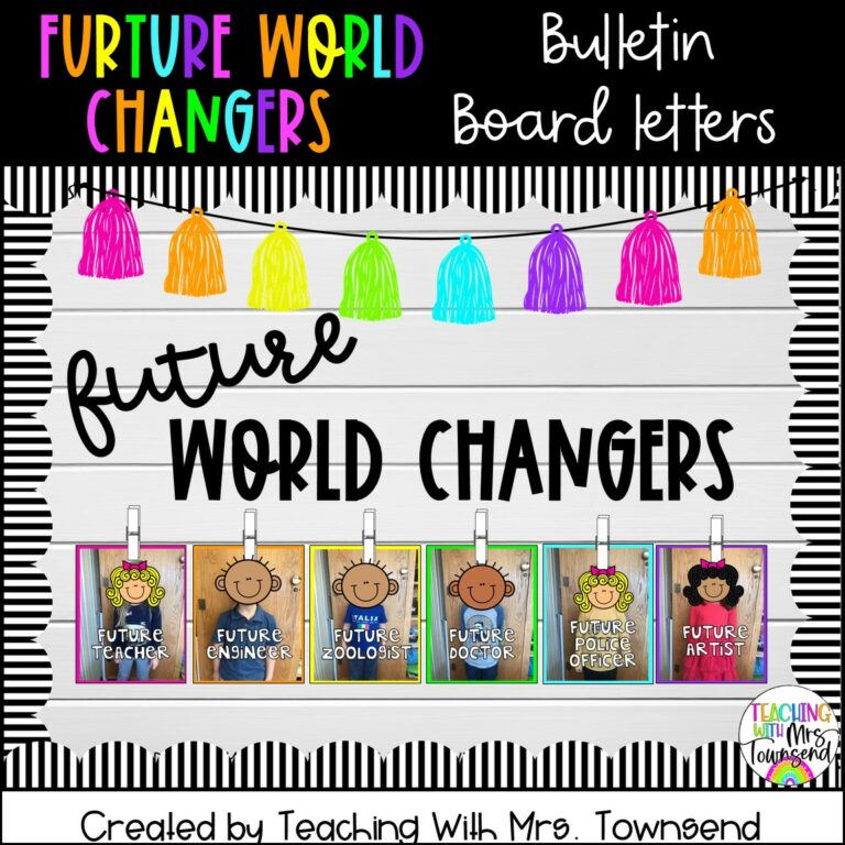 Future World Changers Bulletin Board Set - Made By Teachers