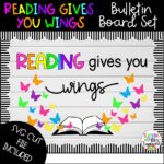 Reading Gives You Wings Bulletin Board Set - Made By Teachers