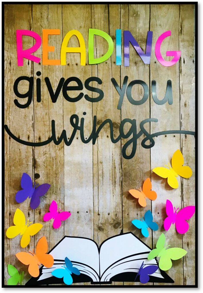 Reading Gives You Wings Bulletin Board Set - Made By Teachers