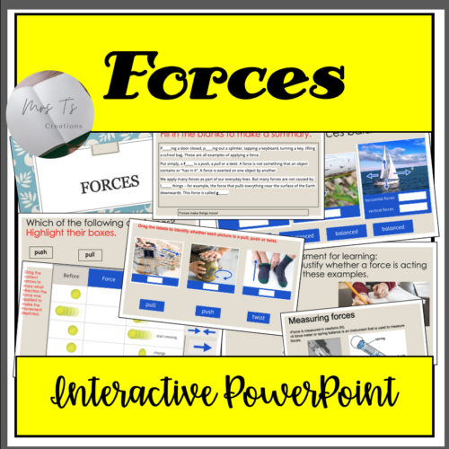 Forces Interactive PowerPoint & Activities - distance education ...