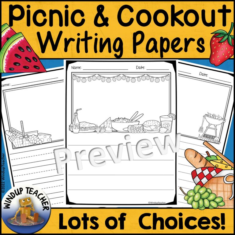 Cookout Writing Activities BUNDLE | Made By Teachers