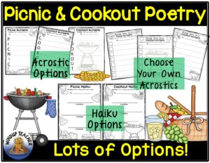Cookout Writing Activities BUNDLE - Made By Teachers
