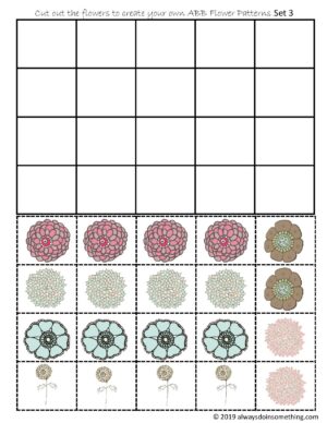 Pattern Worksheets | Preschool Math | Flower Patterns - Made By Teachers