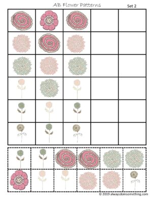 Pattern Worksheets | Preschool Math | Flower Patterns - Made By Teachers
