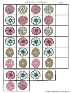 Pattern Worksheets | Preschool Math | Flower Patterns - Made By Teachers
