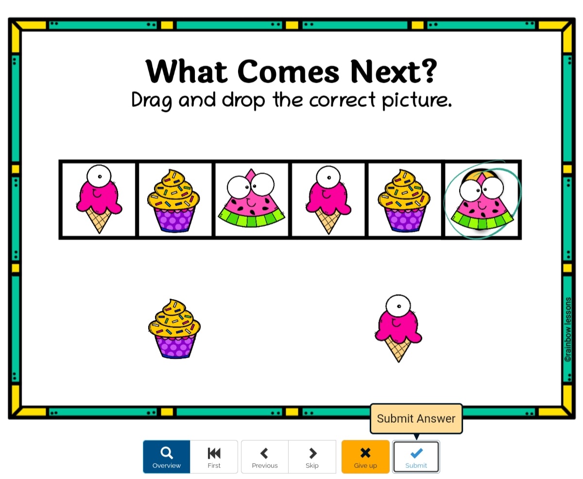 Summer Patterns | Summer Boom Cards | Summer Activities | Mental Games ...