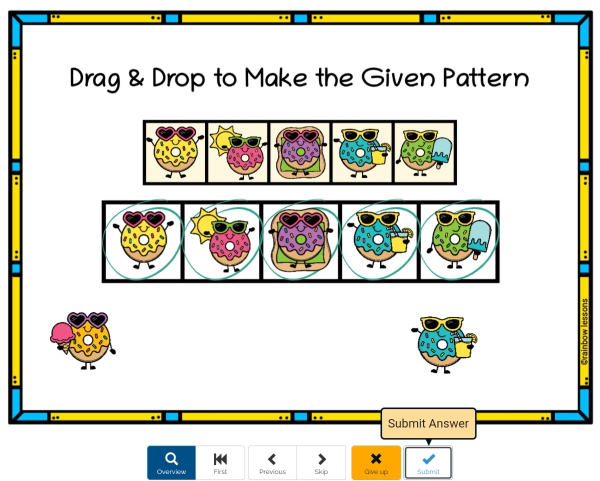 Summer Patterns | Summer Boom Cards | Summer Activities | Mental Games ...