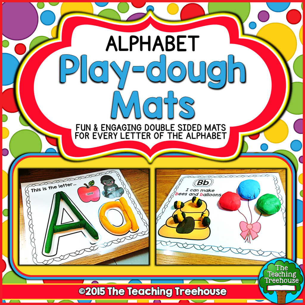 Alphabet Play Dough Mats | Made By Teachers