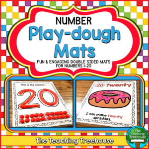 Number Play Dough Mats | Made By Teachers