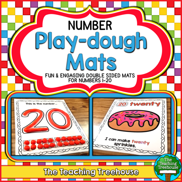 Number Play Dough Mats | Made By Teachers
