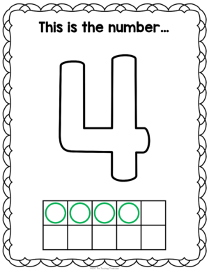 Number Play Dough Mats | Made By Teachers